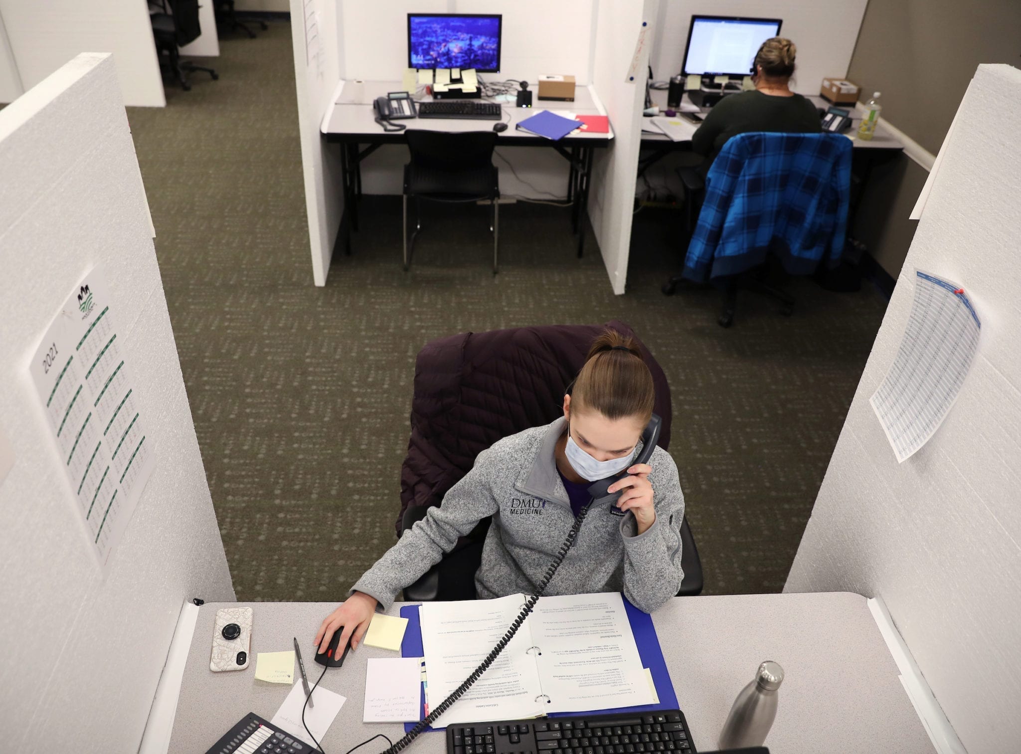 Hope, one call at a time | News | Des Moines University