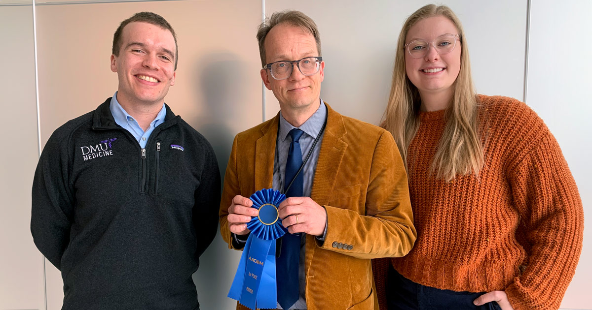 DMU Students, Professor Win First Place in AACOM Poster Competition ...