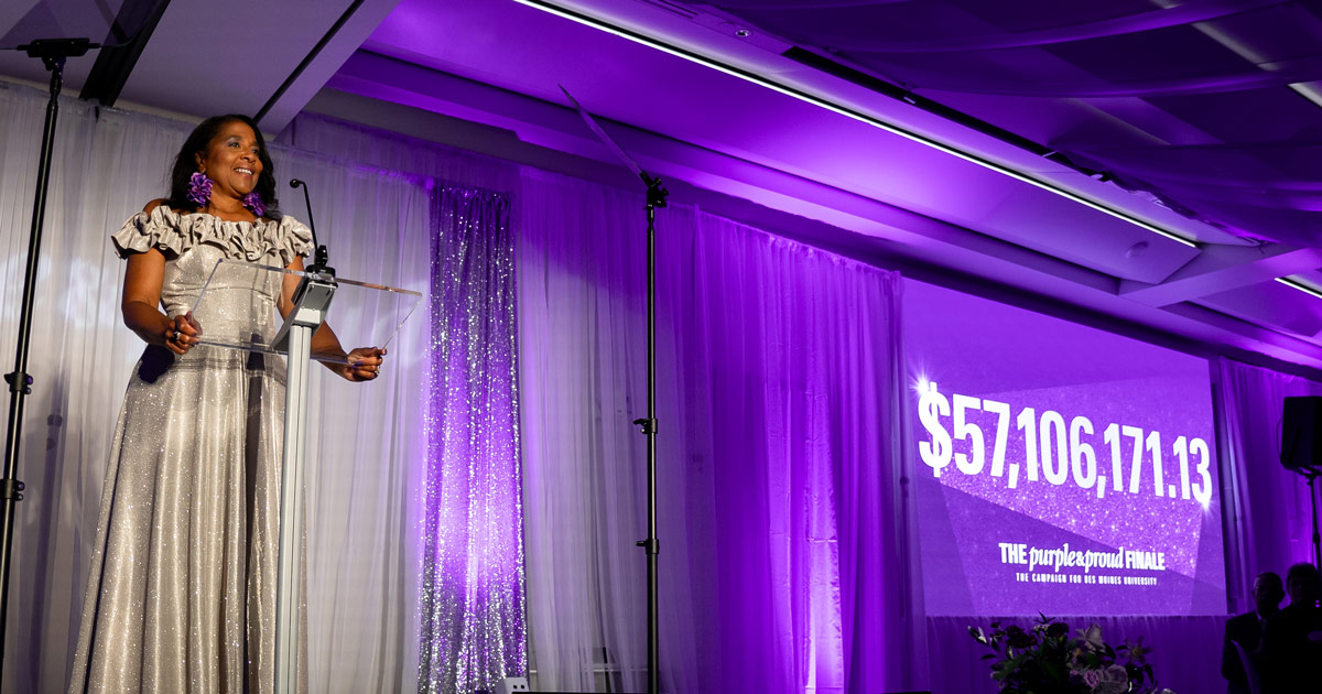 Des Moines University Raises $57.1 Million in Purple & Proud Campaign ...