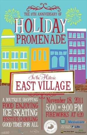 10th Annual East Village Holiday Promenade | News | Des Moines University